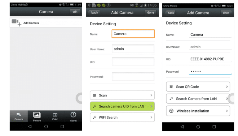 Mobile APP "CamHi" User Manual (Android Version) V1.3 - CamHiPro